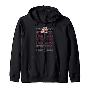 Pink Panther Lampshade Silhouette Zip Hoodie