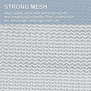 CCidea 3 Pack Mesh Laundry Bag for Delicates, for Washing Machine,Clothing Washing Bags with Zipper (Set of 3) Clear inventory