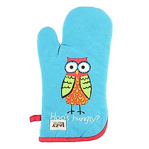 LazyOne Funny Oven Mitts, Cute Kitchen Accessories for Home, Bear (Huckleberry, ONE Size)