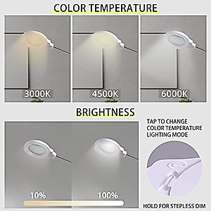 FHHKAAD 2 in 1 Magnifying Floor Lamp 5X with Bright LED Light Adjustable，Flexibility Magnifier Lamp for Reading，Sewing，Repair，Crafts & Hobbies -12W - White