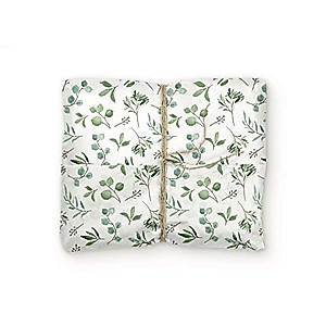 InsideMyNest Eucalyptus Botanical Tissue Paper Sheets 30x20 Gift Wrap Box Filler Premium Quality (20)