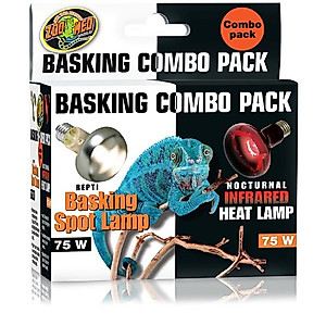 Zoo Med Basking Bulb Combo Pack Day and Night 75 Watts