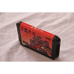 Romance Three Kingdoms II -San Goku Shi SEGA Mega Drive Japan Original with Manual Game T-76023