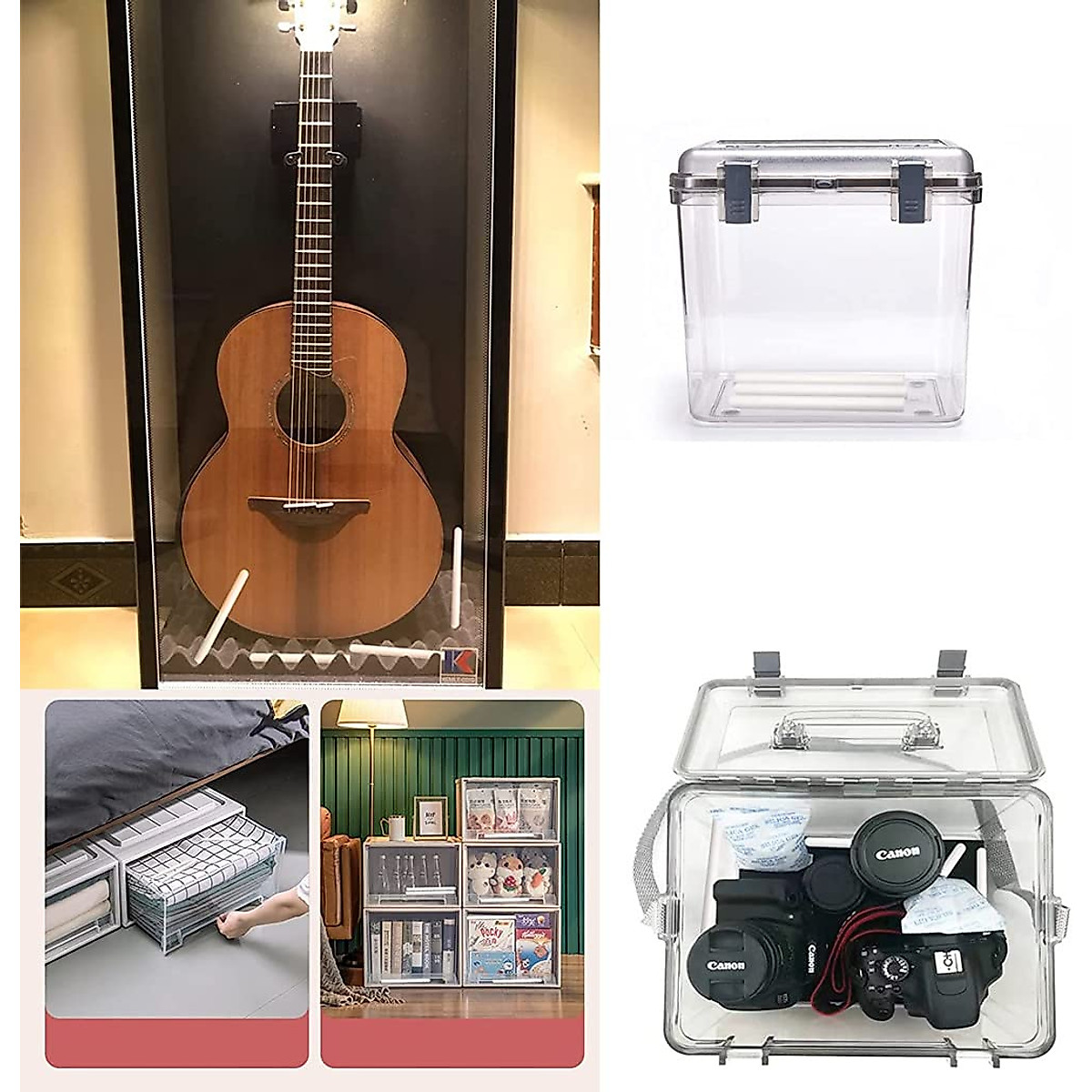 EBIEFLY 4X Diatomite Drying Stick Moisture Absorbing Stick Cleaning Water Absorption Rod Diatomaceous Earth Desiccant Home Kitchen, Clothing/Lab Supplies, White