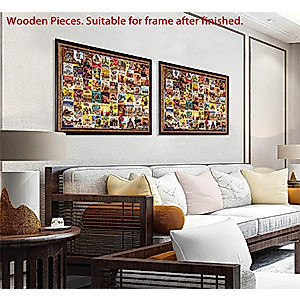 Logicpuz Vintage Western Movie Poster Jigsaw Puzzle 1000 Piece Old West Themed Puzzle for Adult