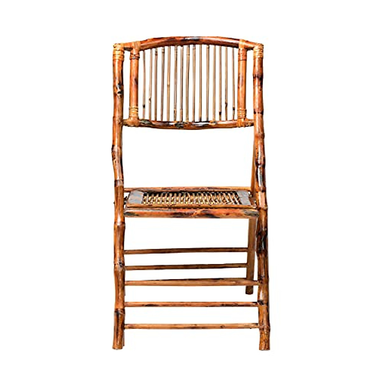 Commercial Seating Products Bamboo Folding Chairs, 4-Pack, Wood