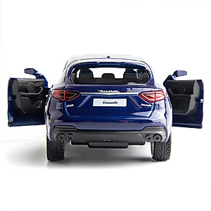 RMZ City 1:36 Scale Compatible for Diecasting Alloy Car Model Maserati Levante Toy Car, Pull Back Vehicles Toy Car for Toddlers Kids Boys Girls Gift White