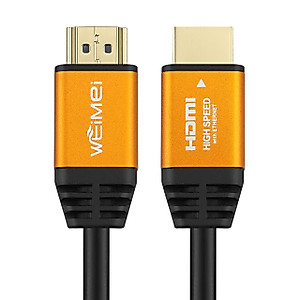 WEIMEI 100 Feet 4K HDMI Cable 2.0 HDMI Cord 100ft with IC Booster Support 4K@60Hz UHD 2160P Ethernet 3D ARC with Gold-Plated Connector and Bare Copper Conductor (from 6ft to 100 ft for Choices)