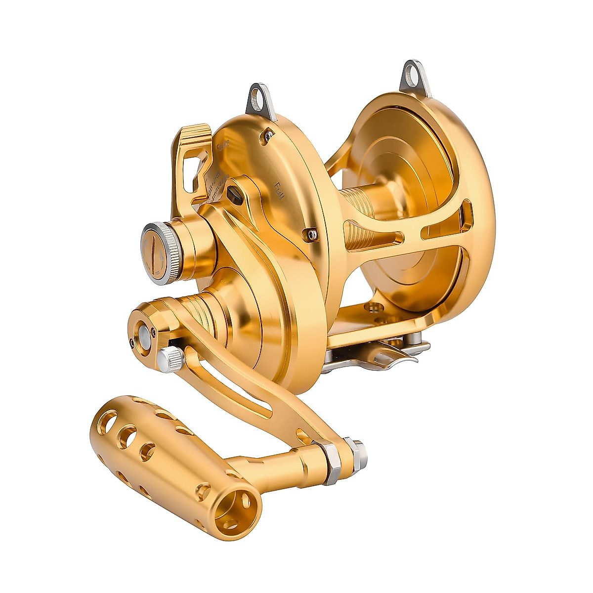 Gomexus Ra600 Trolling Reel,85lbs Max Drag,9bb+2rb Ultra Smooth Smooth,2 Speed Gear Ratio 5.0:1/2.0:1 for Tuna Fishing