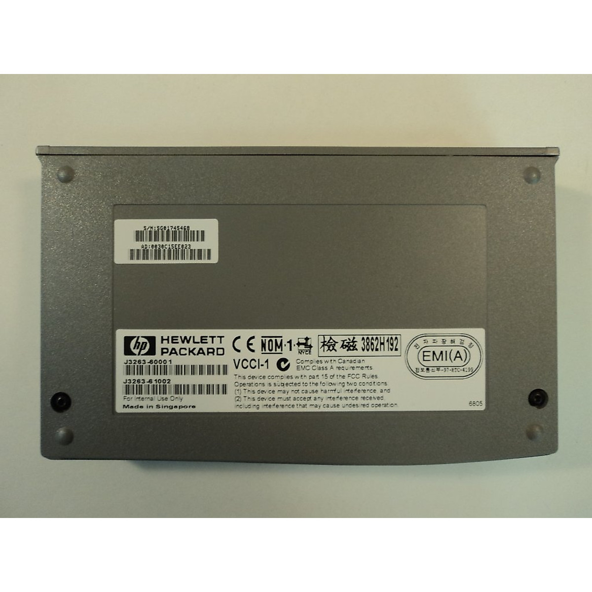 Hewlett Packard Jetdirect 300X Enet External 10/100 Single Port Rj45