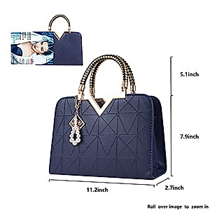 Women Purses and Handbags Ladies Fashion PU Leather Top Handle Crossbody Satchel Shoulder Totes Top Bags