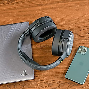 WC Freeze Penrose - Hybrid Fabric Cooling Gel Replacement Earpads for Audeze Penrose & Mobius, Made by Wicked Cushions, Improved Durability, Thickness and Sound Isolation | Black