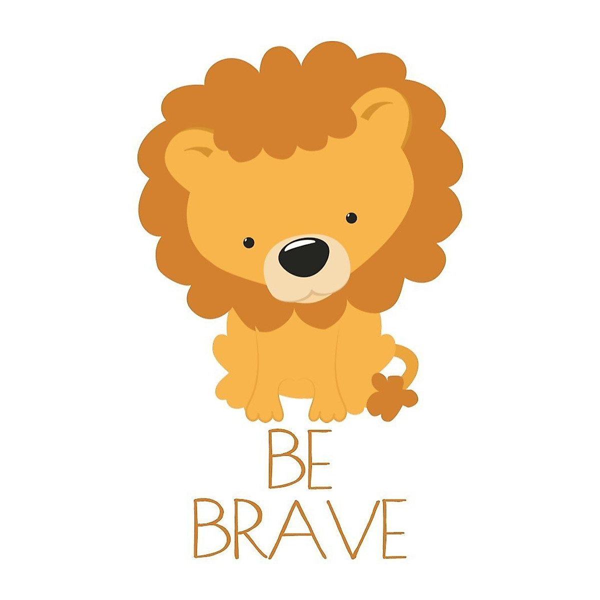 Safari Animals Motivational Nursery Art Print Set of 4 - Elephant Giraffe Zebra Lion - Multiple Sizes