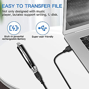 AIUAIUGO 32GB Digital Voice Recorder Device Voice Activated Recorder- Mini Audio Recording Device Audio Recorder for Lectures Meetings Classes, Portable USB MP3 Playback