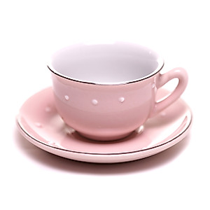 Children's Porcelain Play Tea Set - 13pcs, Light Pink