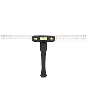 Eyebrow Ruler, Eyebrow Tattoo Shaper Stencil Stainless Steel Semi‑Permanent Eyebrow Measuring Tool Eyebrow Makeup Template Ruler Eyebrow Stencil Ruler Sticker(Ⅱ(Level Meter Dragonfly Ruler))