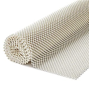 Veken Multi-Function Anti-Slip Pad, 1 x 10 Feet Rug Pad, Shelf Cabinet Liner, 12 in x 10 Ft Drawer Liners Non Adhesive, Non Slip Kitchen Cupboard Liner, Easy Install Storage Mat