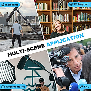 BOYA External Shotgun Microphone for Camera DSLR with Shockmount Windscreen Mic for Canon Nikon Sony Vlogging Professional Condenser Microphones for Video Recording Voice Interview YouTube BY-BM6060L