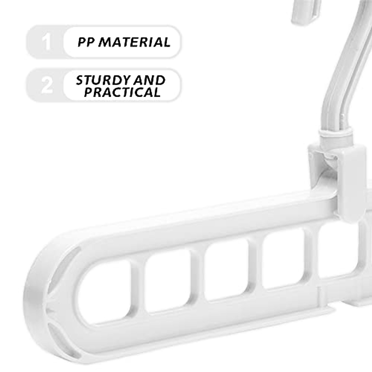 Closet Organizer and Storage, 5 Pack Multifunction Sturdy Closet Organizer Hanger, Upgraded Smart Space Saving Hangers for Closet Storage, Closet Organization for Clothes, Shirts and Dresses