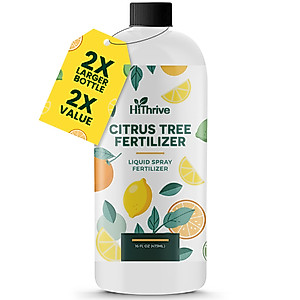 16oz Citrus Fertilizer & Fruit Tree Fertilizer - Makes 32 Gallons of Plant Fertilizer for Fruit Trees and Citrus Trees, Premium Citrus Tree Fertilizer and Liquid Plant Food, Water-Soluble Fertilizer