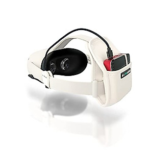 NIVRANA VR Battery Pack Compatible with Oculus Quest 2 – High Speed 10,000mAh VR Power Bank Gives up to 8 Hours of Epic Uninterrupted Game Play – VR Headset Accessory