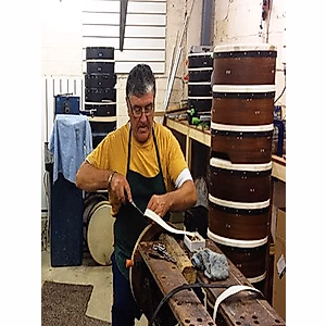 Fair Trade Traditional 12'' Irish Celtic Bodhran with beater & DVD - handcrafted in Ireland