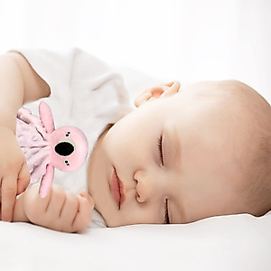 Doindute Baby Pink Flamingo Soft Stuffed Animal Security Blanket, Plush Flamingo Character Lovey Blanket, Baby Shower/Nursery Gift, Newborn Infant Toddler Snuggle Blankie for Boys Girls, 13 Inches