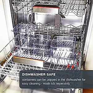 Zyliss Twist & Seal 3.6L Container, 4 litre, Clear/White