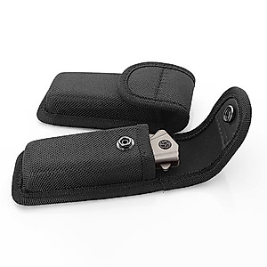 2 Pcs Pocket Knife Sheaths Folding Knife Case Knife Storage Holster Utility Knife Pouch Holder Tactical Knife Sheath Bag with Belt Loop