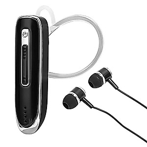 Headset, Wireless Business Single Earpiece, HiFi Stereo Sound Clear Calls Headphone with Noise Reduction Microphone, for Office Workout