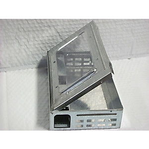 (FPS TRAPS) 1 Tin Cat style Mouse LIVE Trap with window.THE TIN CAT STYLE MOUSE TRAP IS A LIVE CATCH TRAP THAT IS EASY TO USE, CATCHES UP TO 30 MICE AT A TIME AND REQUIRES NO SETTING.