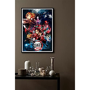 WEMAKES Anime Poster 12X16 Inch Canvas Poster Home Decor Painting Anime Wall Art Fans Gift No Frame