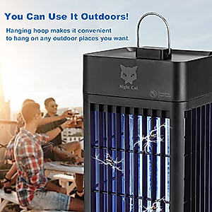 Night Cat Bug Zapper Outdoor Indoor 18W Mosquito Killer Lamp 4200V Powerful Fly Killing Lamp Electric Insect Killer for Garden Kitchen