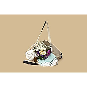 Extra Large Canvas Tote Bags with Zipper - 22 Inches Heavy Duty, Premium Zippered Tote Bag - Zip Top, 100% Organic Cotton, Sturdy, Washable Large Canvas Tote Bags - Multipurpose Canvas Shopping Bag