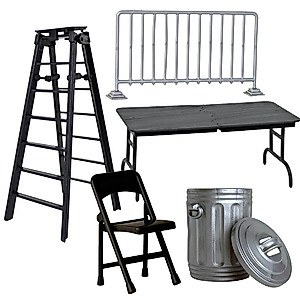 Set of 5 Wrestling Prop Accessories for Wrestling Action Figures