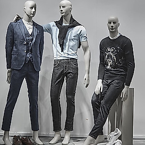 Dressmaking Mannequin Dummy Male Dressmakers Dummy Mannequin Body Torso with Adjustable Tripod | Bust Tailor Mannequin Dummy for Clothing Dress Display