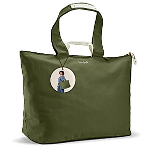 Foundry by Fit + Fresh, All The Things Tote Bag, Luggage, Travel Duffle Bag, Weekender Bags for women, and Beach Bag, Olive