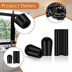 Grevosea 60 Pieces Rubber Feet for Sink Grid Kitchen Sink Rack Feet Quality Durable Kitchen Sink Rack Rubber Feet Black Grid Protector Replacement for Kitchen Sink Grid