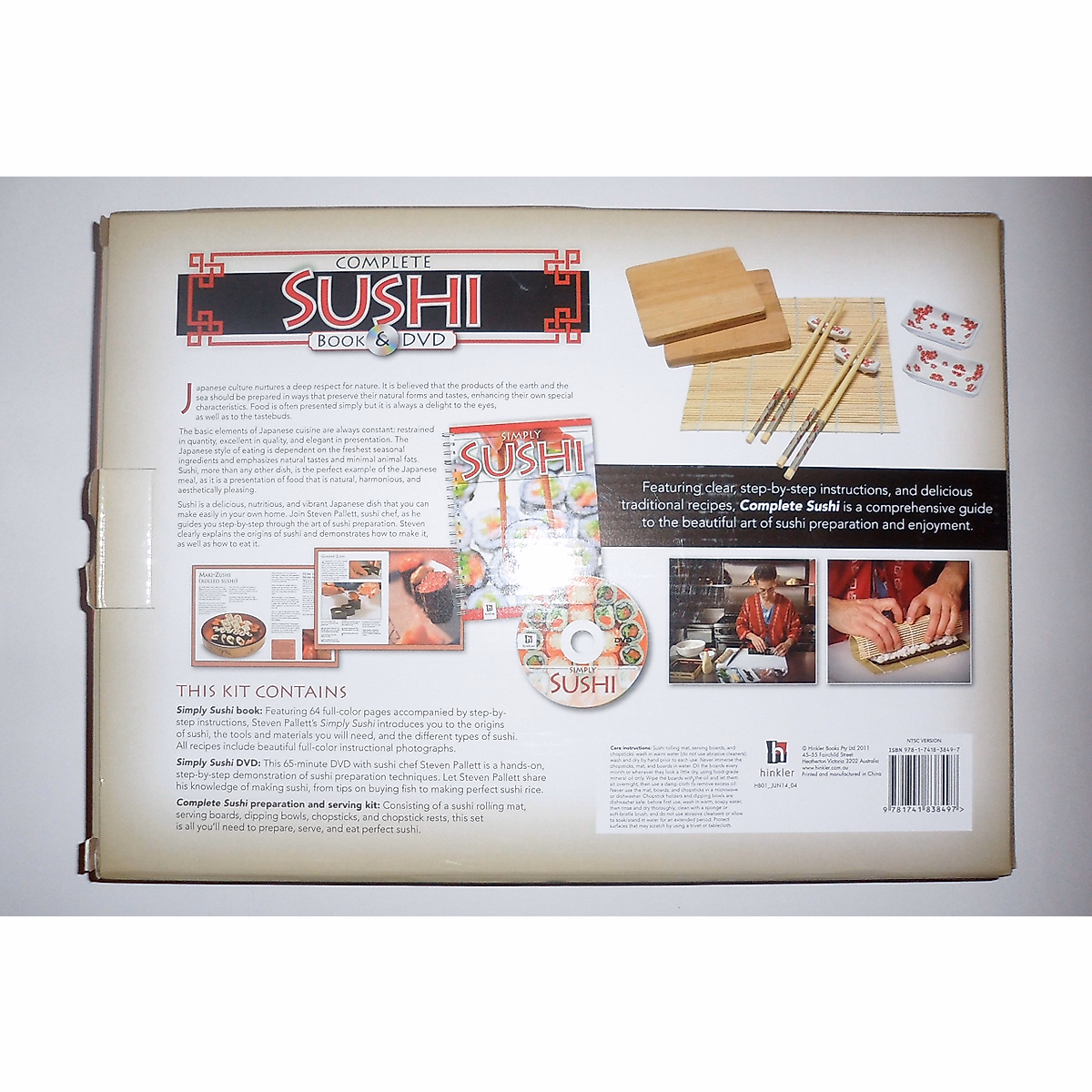 COMPLETE SUSHI BOOK AND DVD