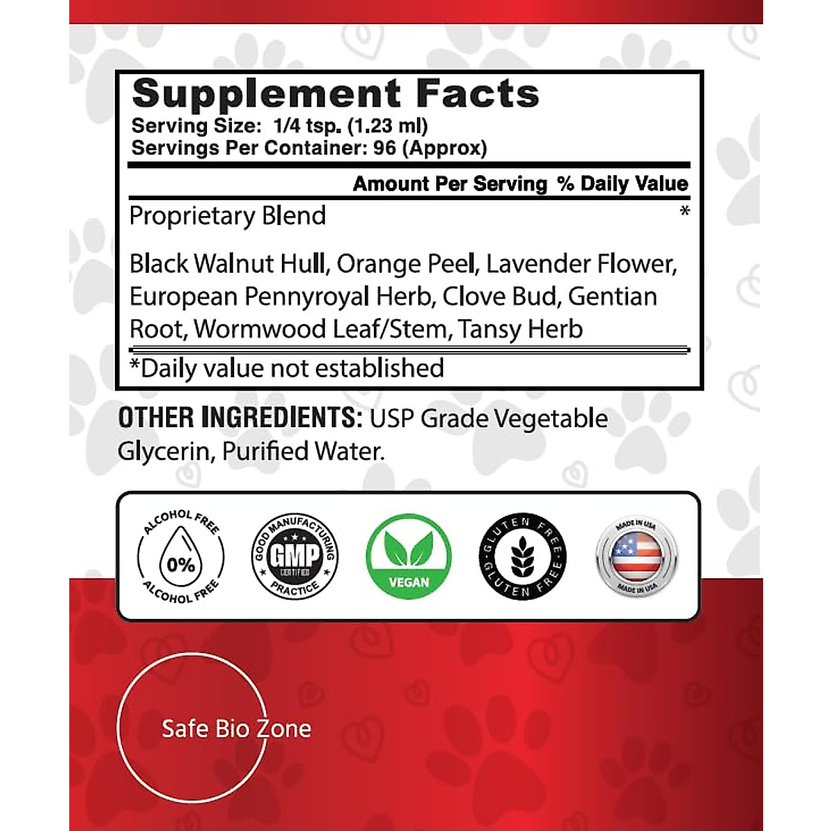 Intestinal Cleanse for Dogs and Cats, Digestive and Intestinal Support, Liquid Herbal Supplement for Gut, Health and Support, Promotes Beneficial Flora Growth, 4 Fl Oz