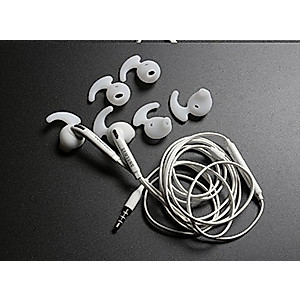 Samsung Eargel Earbud Tips Lunies Anti-Slip Soft Silicone Sport Running Earphone Covers for Samsung Galaxy S6 9200 S7 Edge Note 5 Earbuds 4 Pairs Black