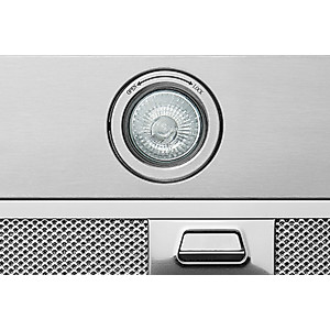 Hauslane Wall Mount Range Hood 30 Inch | Matte White Wall Chimney | 6” Duct/Ductless Convertible, Strong Suction, Six-layer Aluminum Filters, Changeable LED Lamps, Stove Kitchen Vent Hood