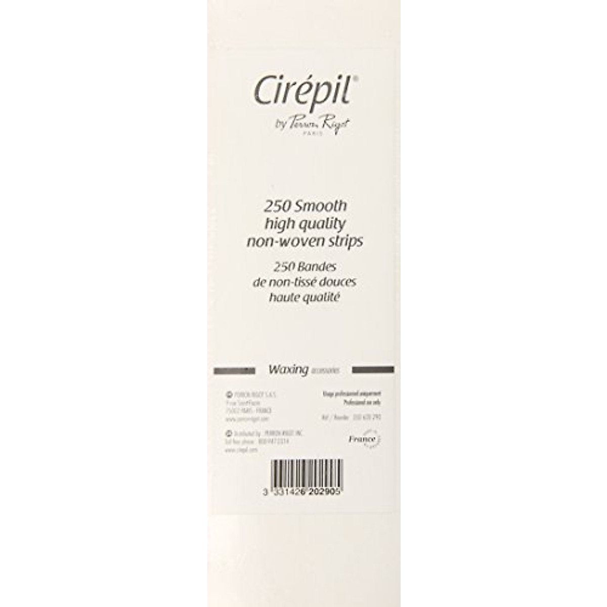 Cirepil - Organic Waxing Strips - Smooth Non-Woven Strips for Cirepil Soft Waxes (Strips) - 250 Units