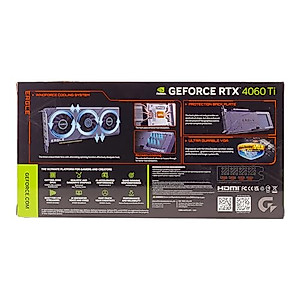 Gigabyte GeForce RTX 4060 TI EAGLE Graphics Card - 8GB GDDR6 18Gbps 128bit, PCI-E 4.0, 2X DisplayPort 1.4, 2X HDMI 2.1a, NVIDIA DLSS 3, Supports 4K, Ada Lovelace Arch, GV-N406TEAGLE-8GD