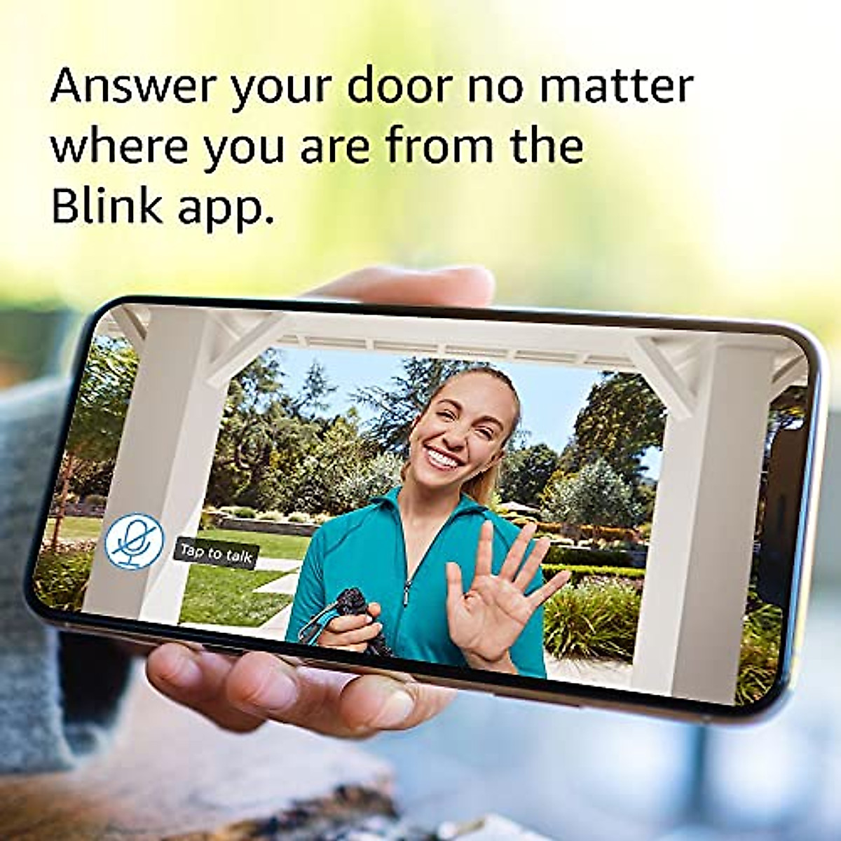 Blink Video Doorbell (newest model) + Sync Module 2 | Two-year battery life, Two-way audio, HD video, motion and chime app alerts and Alexa enabled — wired or wire-free (White)