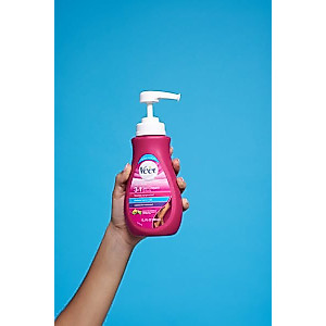 Hair Removal Cream â€“ VEET Silk and Fresh Technology Legs & Body Gel Cream Hair Remover, Sensitive Formula with Aloe Vera and Vitamin E, Pump Bottle, 13.5 Fl Oz (Pack of 2)