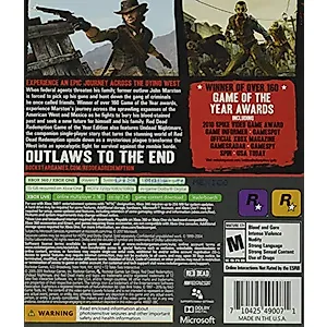Red Dead Redemption: Game of the Year Edition - Xbox One and Xbox 360