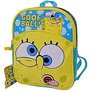 Fast Forward SpongeBob 11" Mini Backpack-SPMIN, Yellow, One_Size