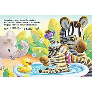 Touch and Feel Ella's Bath Time - Novelty Book - Children's Board Book - Interactive Fun Child's Book