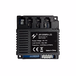 JR1958RX-2S Control Box Receiver Match 2.4G Bluetooth Remote Control, Mainboard Motherboad Accessories Kids Powered Wheel Circuit Board Children Electric Ride On Car Replacement Parts